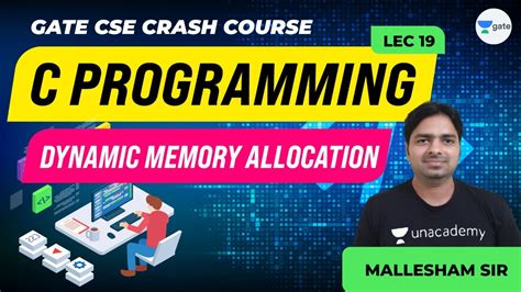 C Programming Dynamic Memory Allocation Lec 19 Gate Cse 2021 Exam