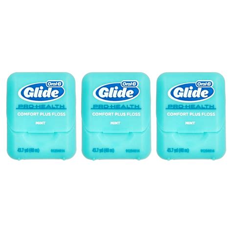 Oral B Glide Pro Health Comfort Plus Floss Mint 3 Pack 437 Yd