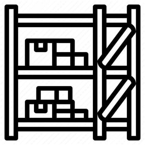 Furniture Rack Shelf Storage Icon