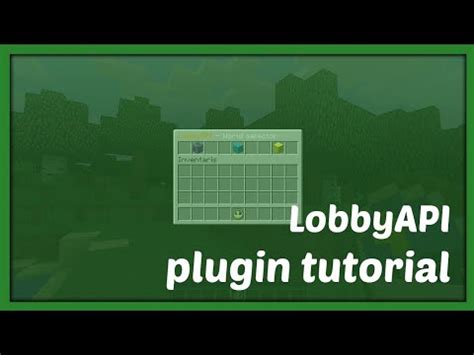 LOBBYAPI PLUGIN Tutorial Nederlands Dutch YouTube