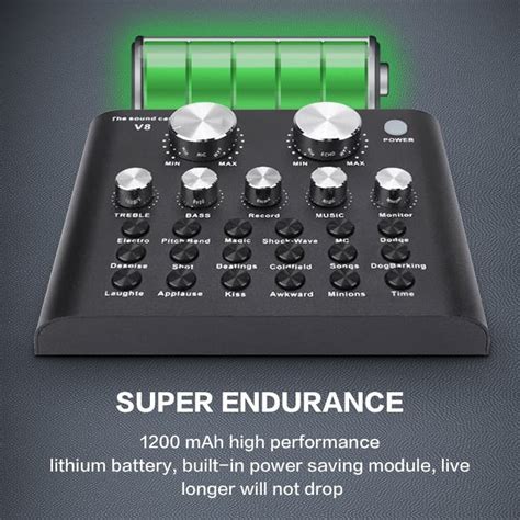 Jual SoundCard Audio Mixer V8 Pro Untuk Live Broadcast Shopee Indonesia