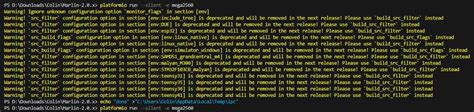 Warning When Compiling Marlin PlatformIO IDE PlatformIO Community