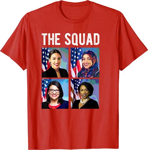 Aoc T Shirt Squad Aoc Rashida Tlaib Ilhan Omar Ayanna Pressley Woc Meme