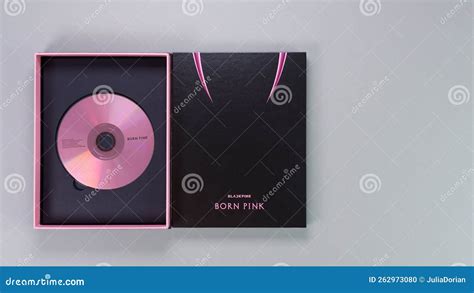 BlackPink BORN PINK Nd Album Box Set With Posters Cards Selfie On Grey Pink CD Version South