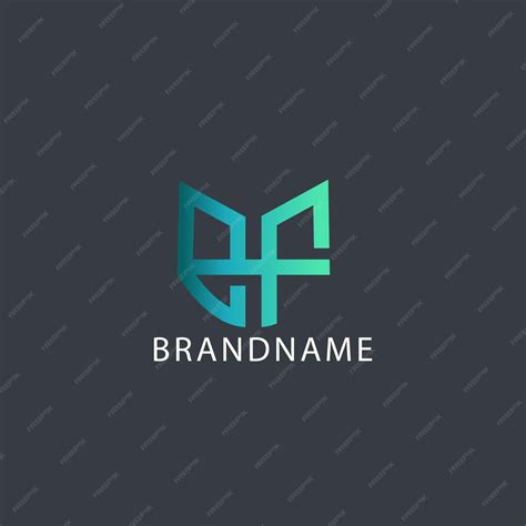 Premium Vector Modern Monogram Initial Letter Phf Logo Design Template