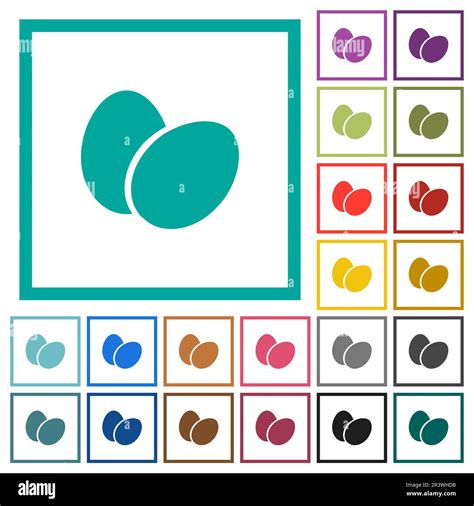 Two Egg Frames Stock Vector Images Alamy