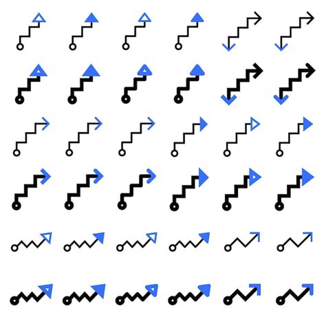 Premium Vector Arrow Icon Related To Connection And Flow