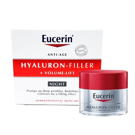Eucerin Hyaluron Filler Volume Lift Night Cream Ml Exp Shopee Thailand