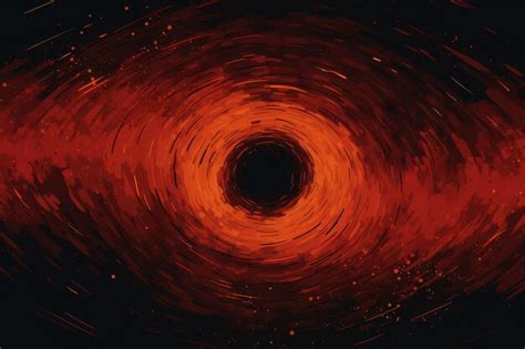 Premium Photo Abstract Circular Red Background