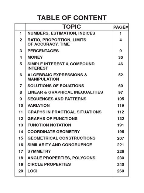 O Level Maths P2 Topicals Compress Pdf Geometry Linear Algebra