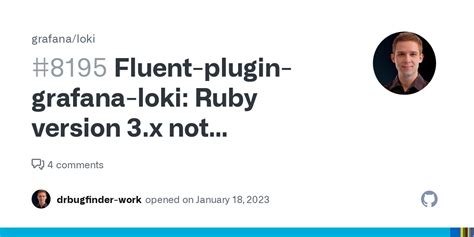 Fluent Plugin Grafana Loki Ruby Version 3x Not Supported · Issue