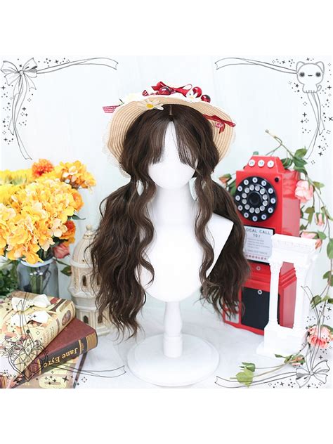 Dark Brown Long Wavy Synthetic Wig