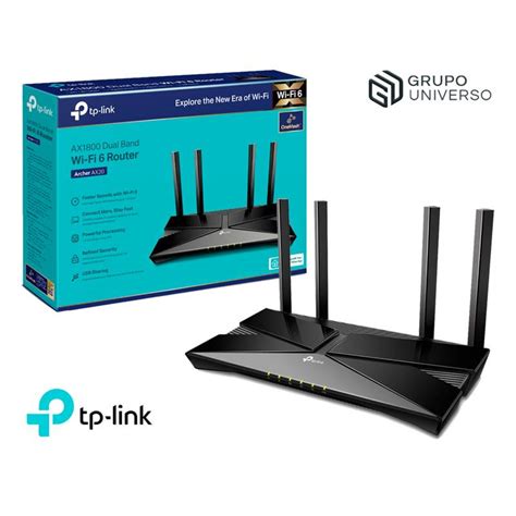 Archer AX20 TP-Link Router Wi-Fi 6 Dual Band 5 GHz 2,4 GHz AX1800 TP ...