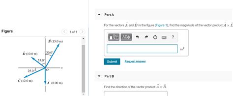 Solved For The Vectors A A And D D In The Figure Figure Chegg