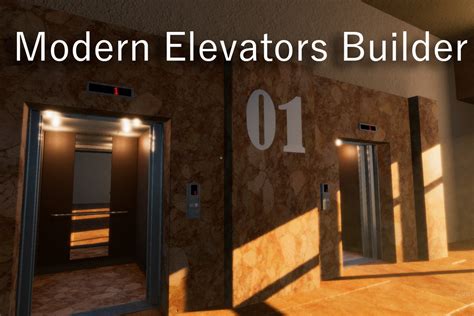 Modern Elevators Builder Hdrp 3d Environments Unity Asset Store