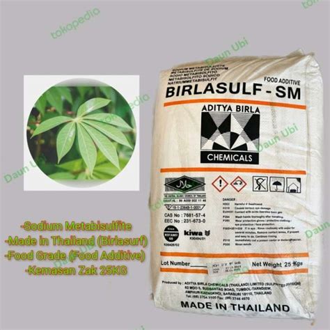 Promo Sodium Meta Thailand Sodium Metabisulfite Smb Thailand Kg Diskon Di Seller Iwaki