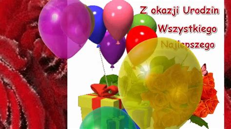 ♫♥♫ Muzyczne Pozdrowienia Z Okazji Urodzin Wszystkiego Najlepszego ♫♥