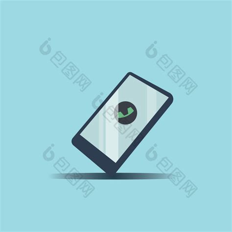 智能手机令人不快调用应用程序屏幕向量现代png下载 包图网