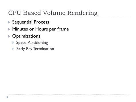 Ppt Volume Rendering Using Graphics Hardware Powerpoint Presentation
