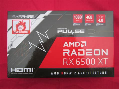 New Sapphire Radeon Rx 6500 Xt Pulse On Jawa