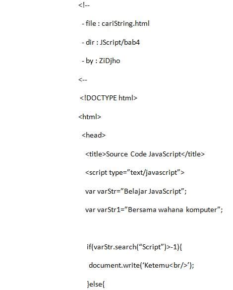 pencarian string javascript webhozz blog