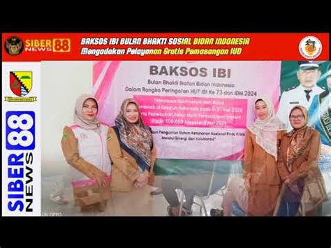 BAKSOS IBI Bulan Bhakti Bidan Indonesia Dalam Rangka HUT IBI Ke 73 PKM