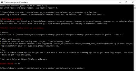 Unable To Build The Opentelemetry Java Project Issue Open Telemetry Opentelemetry Java