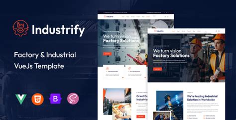 Industrify Factory And Industrial Vue Js Template By Devgalaxy