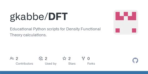 Github Gkabbe Dft Educational Python Scripts For Density Functional