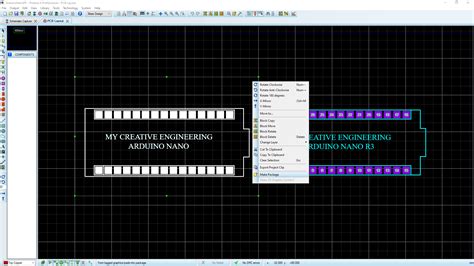 MY CREATIVE ENGINEERING How To Add Arduino Nano Footprint PCB Package