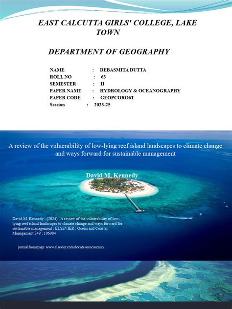 Debasmita Dutta Roll No 63 Pdf Coast Sea Level Rise