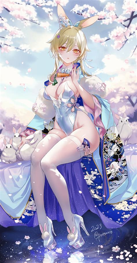 Lumine Genshin Impact Drawn By Pottsness Danbooru