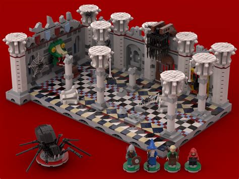 Lego Moc Dungeon With Traps By Symbioza Rebrickable Build With Lego