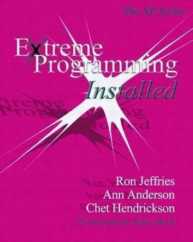Extreme Programming Installed Jeffries Ron De Jeffries Ron