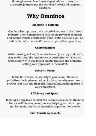 PAYTM Clone PDF