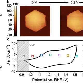 In Situ Raman And EC AFM Analysis Of CoOOH NS And NR A Raman Spectra