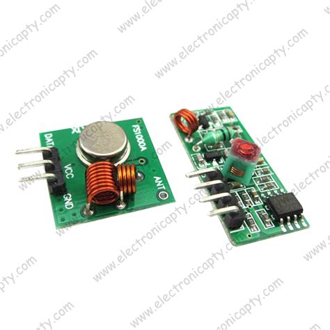 Modulo Transmisor Y Receptor Kit De Enlace 433mhz