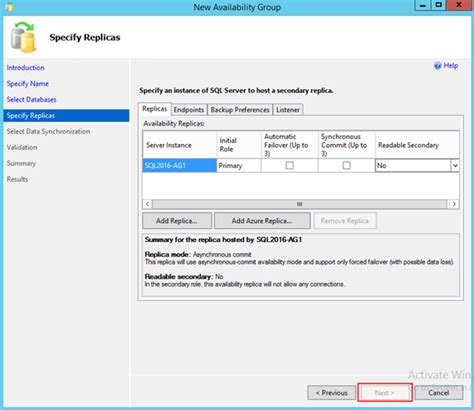 Sql Server 가용성그룹 싱글 복제본 구성하기 Awsin
