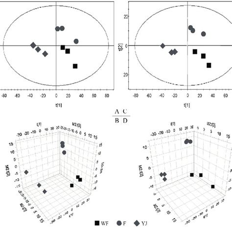 Score Plot Of Pls Da Analysis Of Three Treatments For Extracting