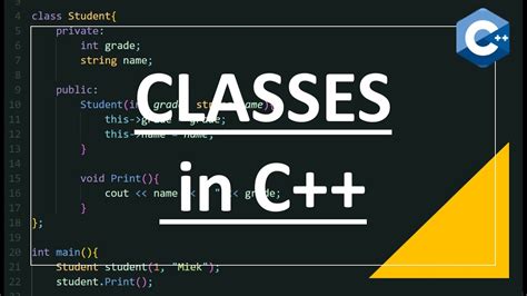 Classes In C Youtube