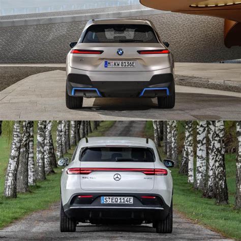 Photo Comparison BMW IX Vs Mercedes Benz EQC