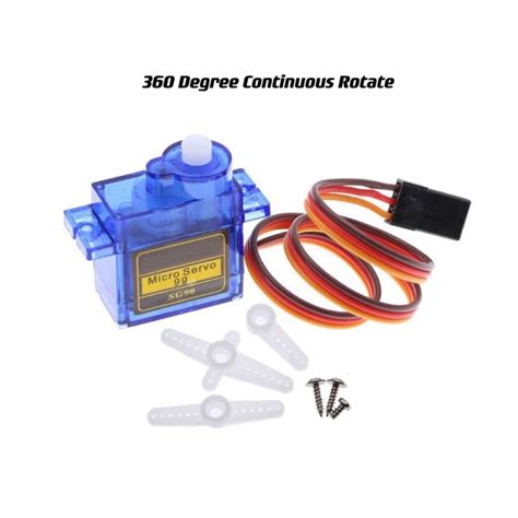 sg90 micro servo motor 9g 360 degree shopee malaysia