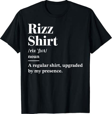 Funny Rizz Gen Z Gen Alpha Slang Charisma Meme Rizz T Shirt