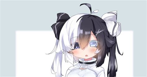 オリジナル 白スク拘束衣 後ろのイラスト Pixiv