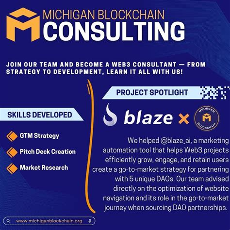 Michigan Blockchain Consulting Projects With Top Blockchain Companies