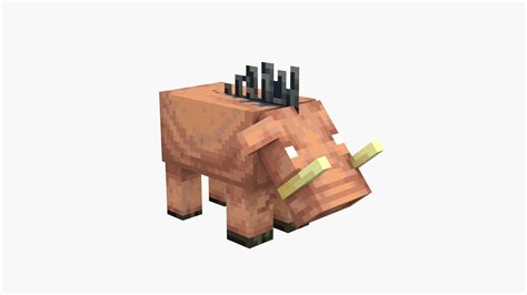 3d Hoglin Minecraft Turbosquid 2364663