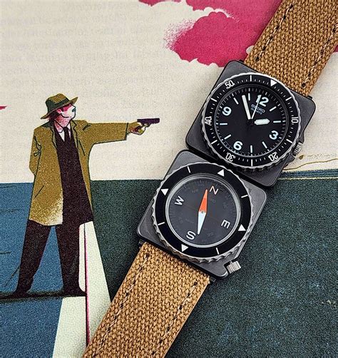 1985 Seiko 2c21 0080 Contra Fieldmaster Watch With Compass Dc
