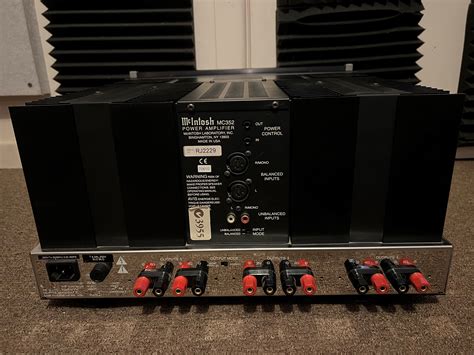 Sold Elsewhere Mcintosh Mc352 Power Amplifier Stereo Home Cinema
