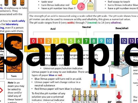 Acids And Bases Revision Worksheet Worksheets Printable Free