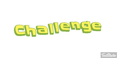 Challenge Word Animated  Logo Designs